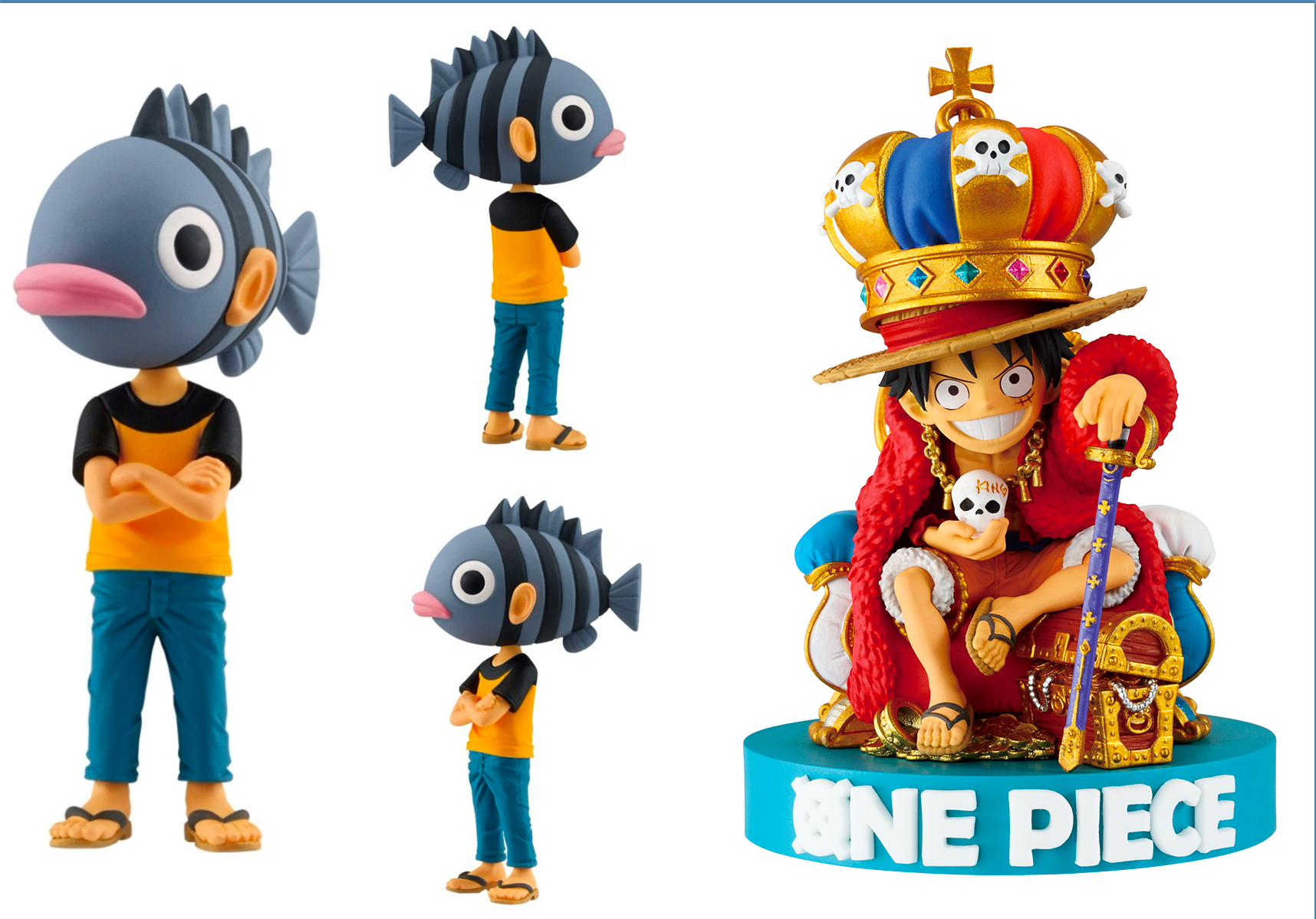 WCF Eiichiro Oda/Super Master Stars Diorama “King” Monkey D. Luffy – B ...